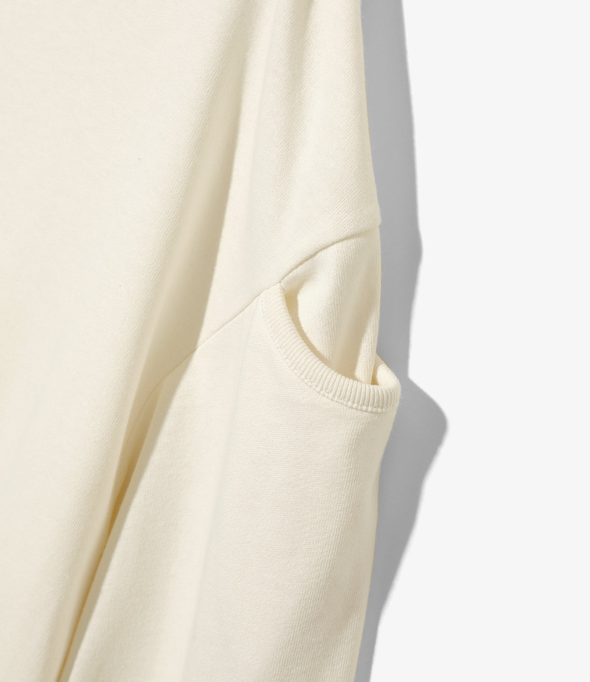 Fisherman Boat Neck Gusset Shirt – Off White | Nepenthes London