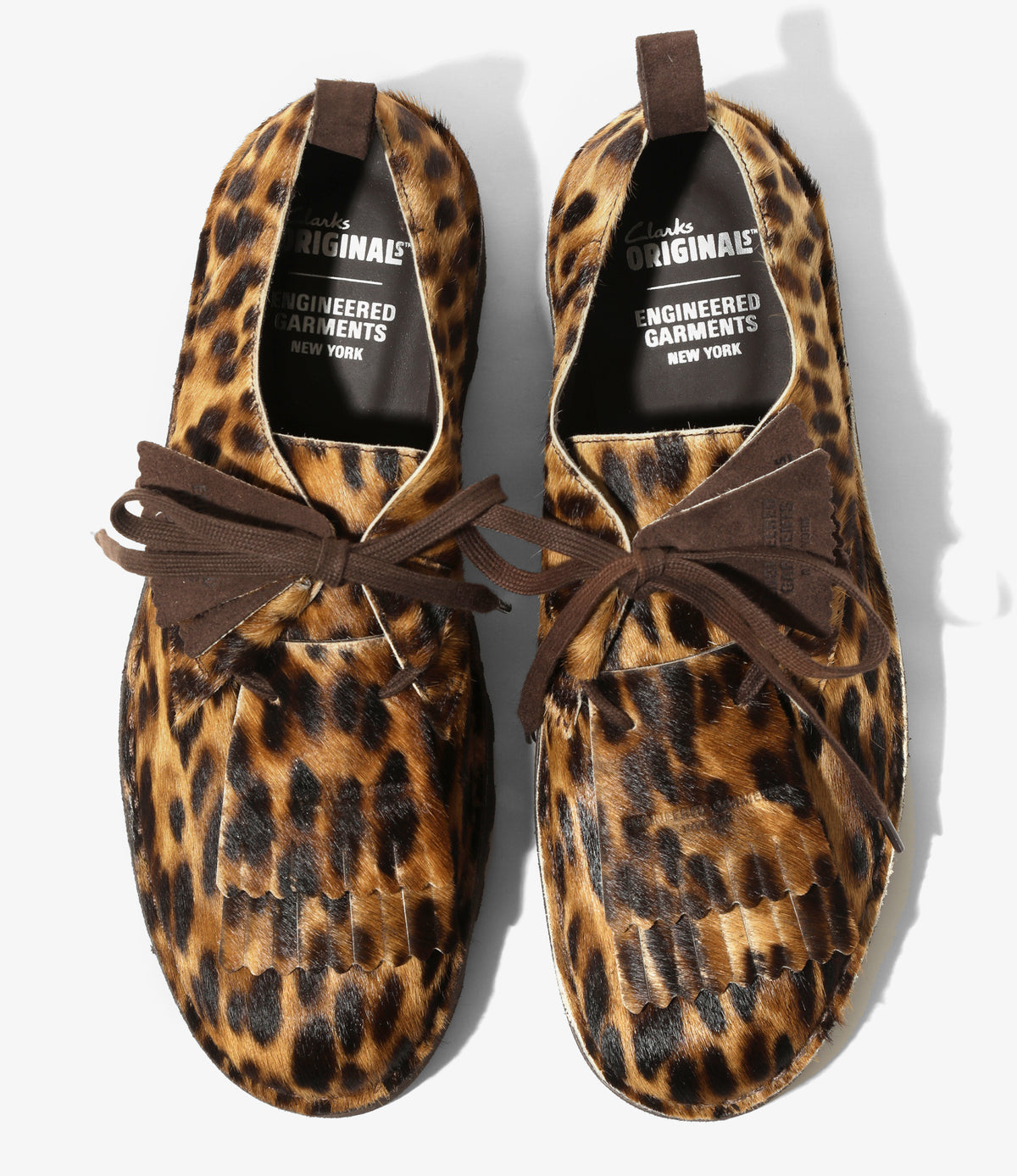 Desert Khan EG – Leopard Pony | Engineered Garments × Clarks Originals ...