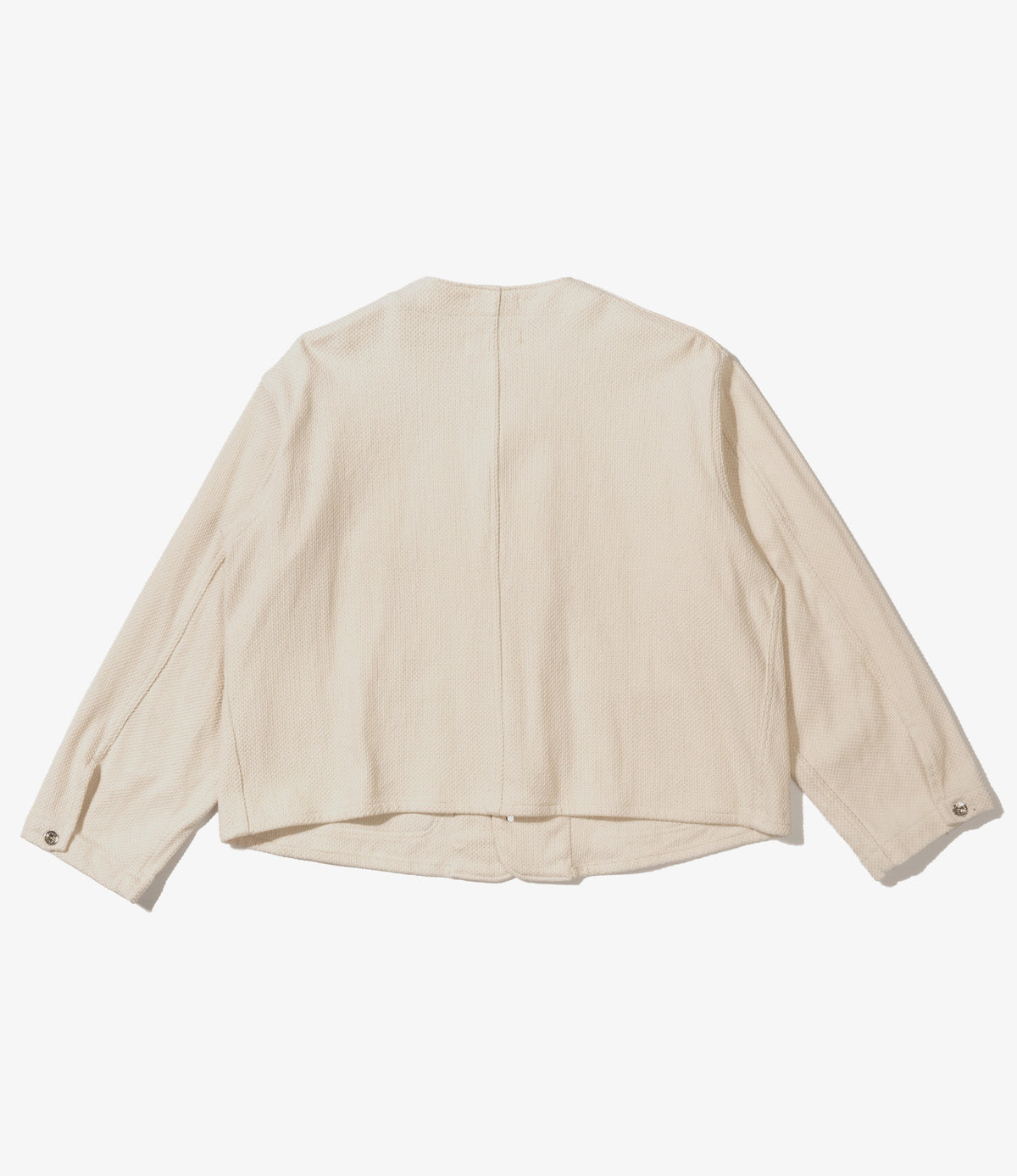 Short Engineer Jacket – Ecru Basketweave | Workaday | Nepenthes London